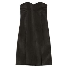 Bershka Kleid Damen Gr&ouml;&szlig;e 38 schwarz / wei&szlig; Winterkleid