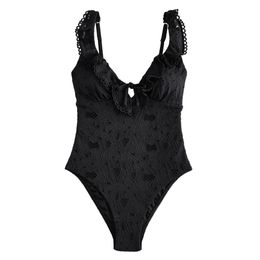 Laura Ashley Badeanzug Damen Gr&ouml;&szlig;e XL schwarz