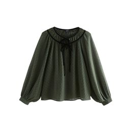 next Bluse Damen Gr&ouml;&szlig;e M khaki / hellgr&uuml;n / schwarz