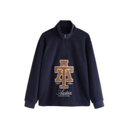 next Pullover Herren Gr&ouml;&szlig;e XL navy / braun / wei&szlig;