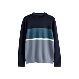 next Pullover Herren Gr&ouml;&szlig;e M navy / taubenblau / petrol / naturwei&szlig;