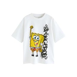 next T-Shirt 'Spongebob' Jungen Gr&ouml;&szlig;e 104 gelb / orange / schwarz / wei&szlig;