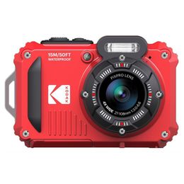 Kompakt Kamera PixPro WPZ2 - Schwarz/Rot + Kodak Zoom Optique x4 27-108mm f/3.0-6.6 f/3.0-6.6