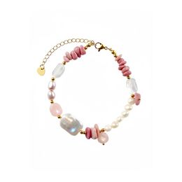 Nemomatheo Bracelet 'Rosengarten' female Pink size 21 - 25 cm