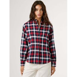 Pepe Jeans Bluse 'Miya' Damen Größe XS marine / rot / weiß