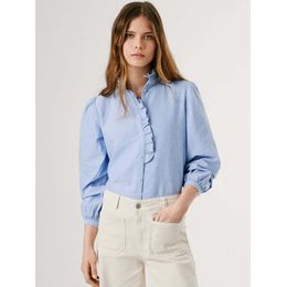 Pepe Jeans Bluse 'Nady' Damen Gr&ouml;&szlig;e L taubenblau