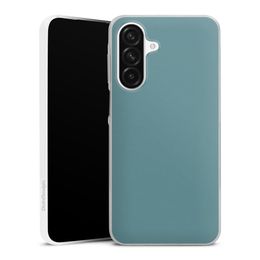 DeinDesign Galaxy A56 5G Handy Slim Case extra dünn Silikon Handyhülle transparent Hülle Art Unicoloured Blue Silikon Slim Case