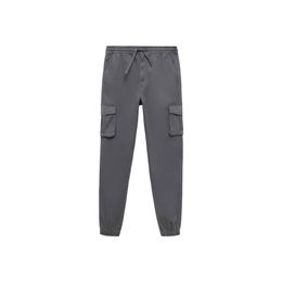 MANGO TEEN Pants 'Cgjogger' male Grey size S