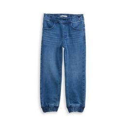 Tom Tailor Jungen Straight Jogger Jeans mit Stretch, blau, Uni, Gr. 98