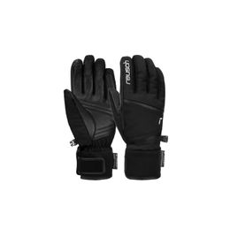 Skihandschuhe Reusch "Tessa STORMBLOXX™", Damen, Gr. 6,5, schwarz, 65% Polyester, 30% Ziegenleder, 5% Elasthan, mehrfarbig, Handschuhe, aus wasserdichtem und atmungsaktivem Material