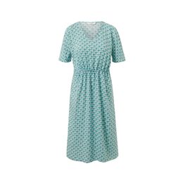 Tchibo - Kleid mit Print - Damen - Gr. 42 - weiß/print