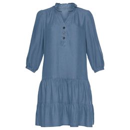 Lascana Kleid Damen Gr&ouml;&szlig;e 32/34 blue denim Winterkleid