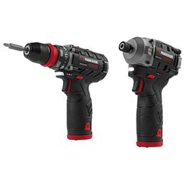 Parkside PERFORMANCE® 12 V Akku-Bohrschrauber »PBSPA 12 E4« und Akku-Schlagschrauber »PDSSAP 12 B1«, mit 2 Akkus und Ladegerät