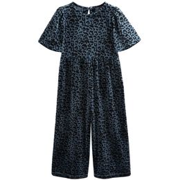 next Jumpsuit Mädchen Größe 140 blau / schwarz