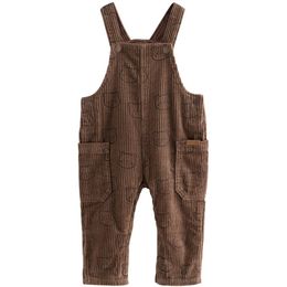 next Overalls boy Brown size 9-12 mths