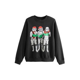 next Pullover 'Christmas Star Wars Stormtrooper' Herren Gr&ouml;&szlig;e L limette / rot / schwarz / wei&szlig;