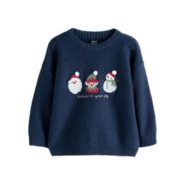 next Pullover Jungen Gr&ouml;&szlig;e 104 navy / schilf / rot / wei&szlig;
