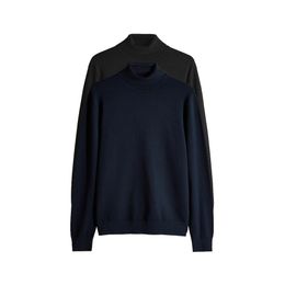 The Set Pullover Herren Größe XL navy / schwarz