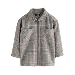 next Hemd Jungen Größe 68 grau / orange / schwarz
