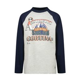 Vingino Shirt 'Haruto' Jungen Gr&ouml;&szlig;e 140 navy / indigo / graumeliert / orange
