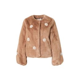 Derhy Jacke 'REGGAE' Damen Größe S camel / weiß