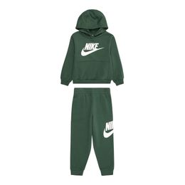 Nike Sportswear Jogginganzug 'CLUB FLEECE' Jungen Größe 116 dunkelgrün / weiß