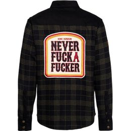 King Kerosin Motor Gear - Never f.ck a f.cker, Hemd/Textiljacke