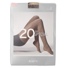 Gina Benotti Damen Strumpfhose mit Leo-Muster