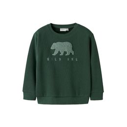 name it Sweatshirt 'NMMOBEAR' boy Green size 110