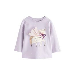 next Shirt girl Purple size 9-12 mths