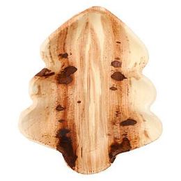 6 Papstar Palmblatt-Teller pure 21,2 x 24,3 cm