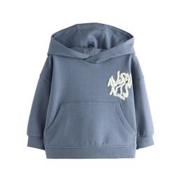 smALLSAINTS Sweatshirt 'Orlando' Jungen Gr&ouml;&szlig;e 98 taubenblau / wei&szlig;