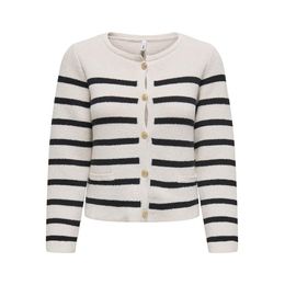 Only Strickjacke 'ONLLaura' Damen Gr&ouml;&szlig;e M schwarz / offwhite