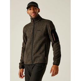 Regatta Fleecejacke "Newhill" in Braun - 72% | Größe S | Herren-pullover-sport