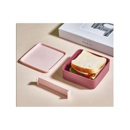 Violeta Home Lunchbox in Rosa - (B)14 x (H)5 x (T)14 cm - 65% | Aufbewahren-servieren