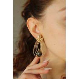 L'Atelier de Gaia Vergold. Ohrringe mit Edelsteinen - 79% | Schmuck