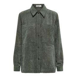 Jacqueline de Yong JDY Cordhemd in Grau - 37% | Gr&ouml;&szlig;e M | Damen-blusen