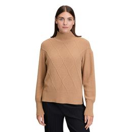 Betty Barclay Rollkragenpullover in Camel - 65% | Größe 44 | Damen-pullover-cardigans