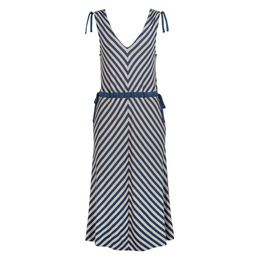 Finside Kleid "Solmu" in Blau/ Beige - 74% | Größe 36 | Damen-kleider