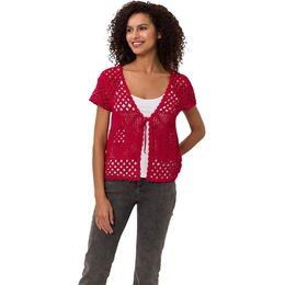 Heine Cardigan in Rot - 63% | Größe 44/46 | Damen-pullover-cardigans