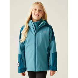 Regatta 3in1-Funktionsjacke "Trekktain II" in Türkis - 65% | Größe 164 | Kinderjacken