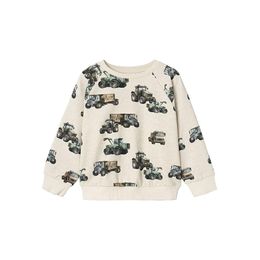 name it Sweatshirt "Niklo" in Beige - 26% | Größe 122/128 | Kinder-sweatshirts-jacken