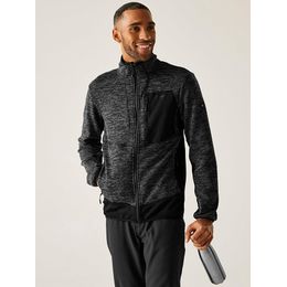 Regatta Fleecejacke "Baslinn" in Anthrazit - 64% | Größe L | Herren-pullover-sport