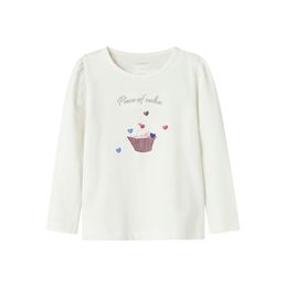 name it Longsleeve in Weiß - 13% | Größe 104 | Kinder-longsleeves