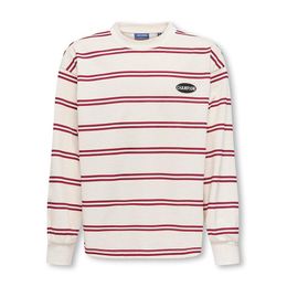 Only & Sons Only&Sons Sweatshirt "Andrew" in Creme/ Rot - 30% | Größe 170/176 | Kinder-sweatshirts-jacken