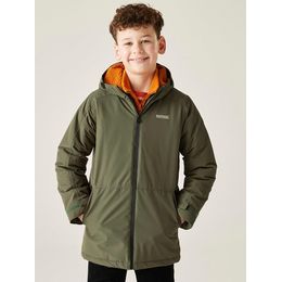 Regatta Funktionsjacke "Farbank II" in Khaki - 67% | Größe 116 | Kinderjacken