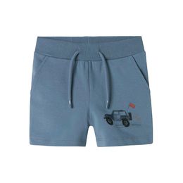 name it Sweatshorts "Hekar" in Blau - 40% | Größe 92 | Kinderhosen