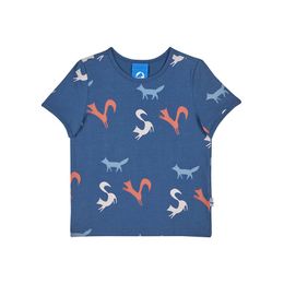 Finkid Shirt "Ilta" in Dunkelblau/ Bunt - 43% | Gr&ouml;&szlig;e 140/150 | Baby-shirts