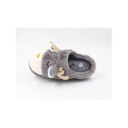 Confly Hausschuhe in Grau/ Creme - 61% | Größe 38/39 | Damen-pantoletten