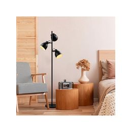 ABERTO DESIGN Standleuchte in Schwarz - (H)162 cm - 70% | Stehleuchten
